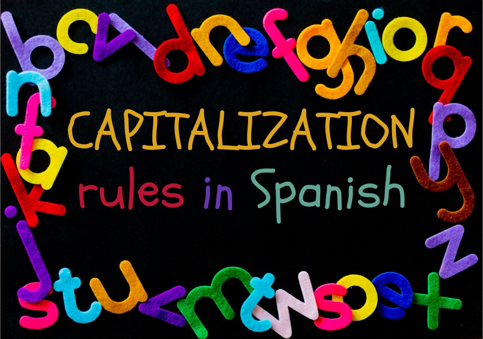 A complete guide to Capitalization Rules in Spanish