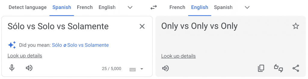 Sólo vs Solo vs Solamente: When to use each - BaseLang