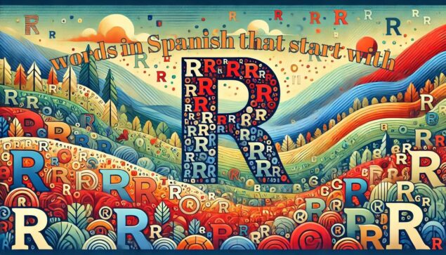 Spanish words that start with R: del Río Rápido al Ratón Relajado